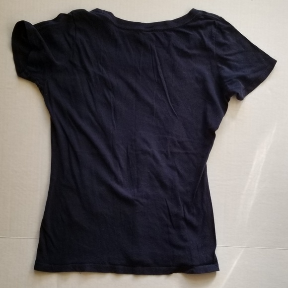 Next Level Apparel | Tops | Next Level Womens Large Navy Print Shirt ...